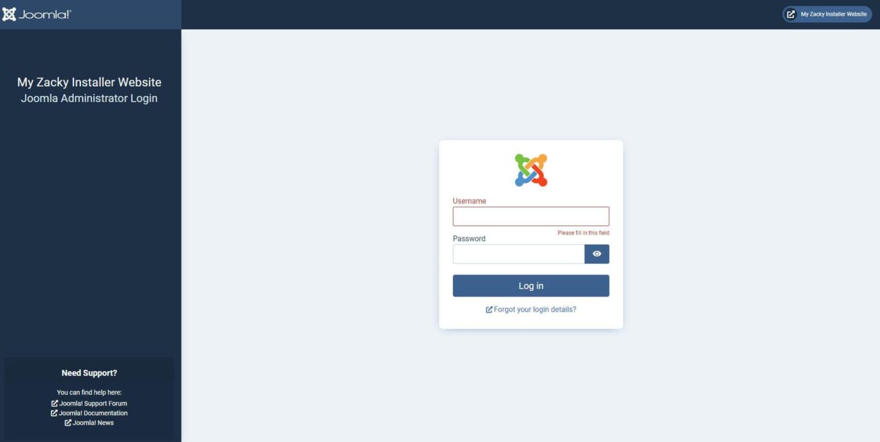How to Log In to Your CMS Admin Panel - AwardSpace.com