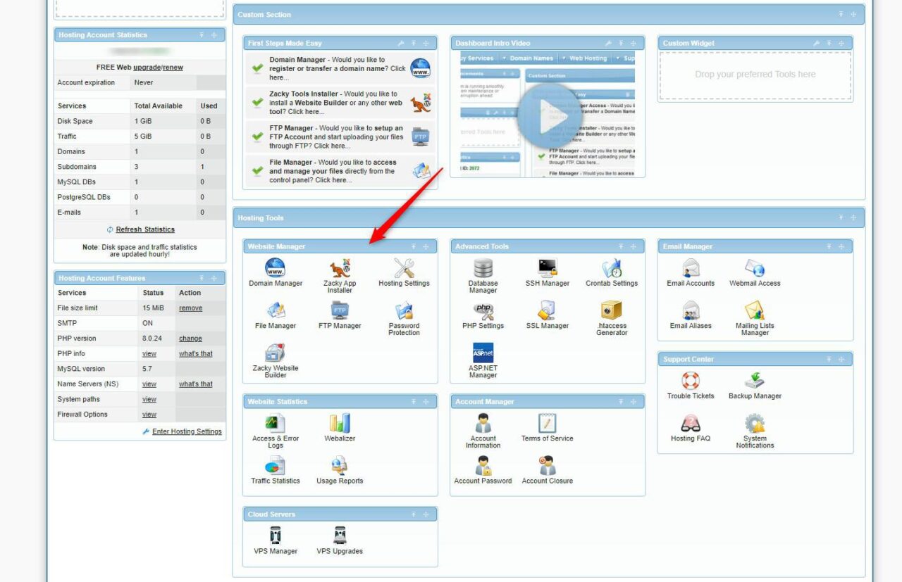 Install WordPress - AwardSpace.com