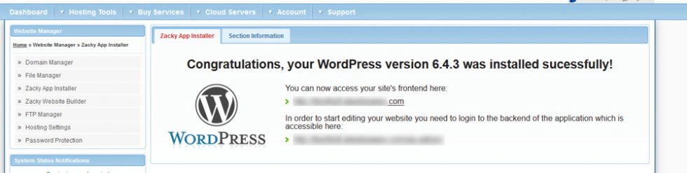 How to Install WordPress - AwardSpace.com