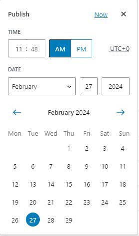 Schedule Post in WordPress - AwardSpace.com