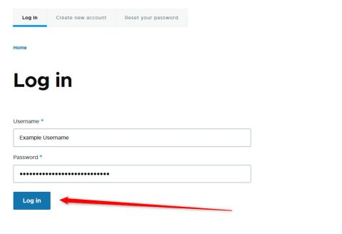 How to Log In to Drupal - AwardSpace.com