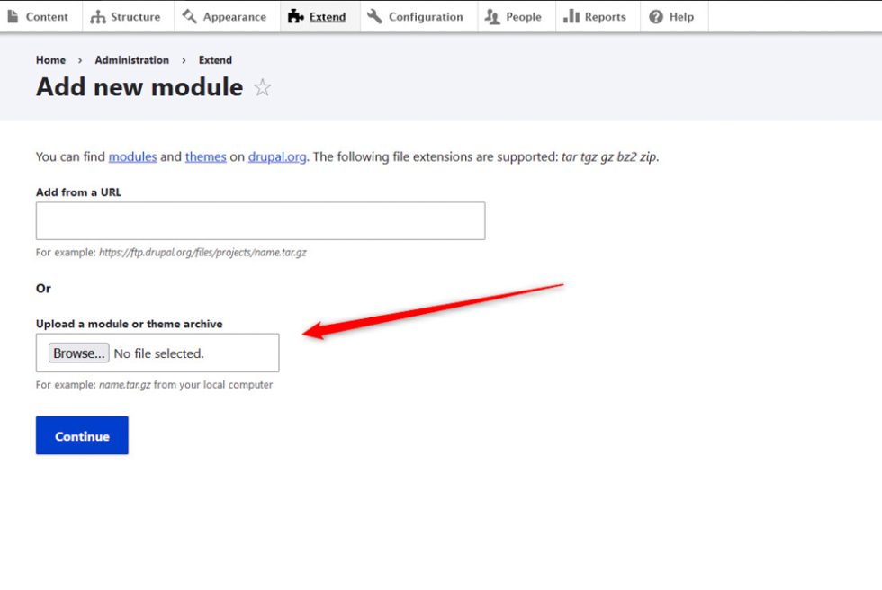 How to Install a Drupal Module - AwardSpace.com