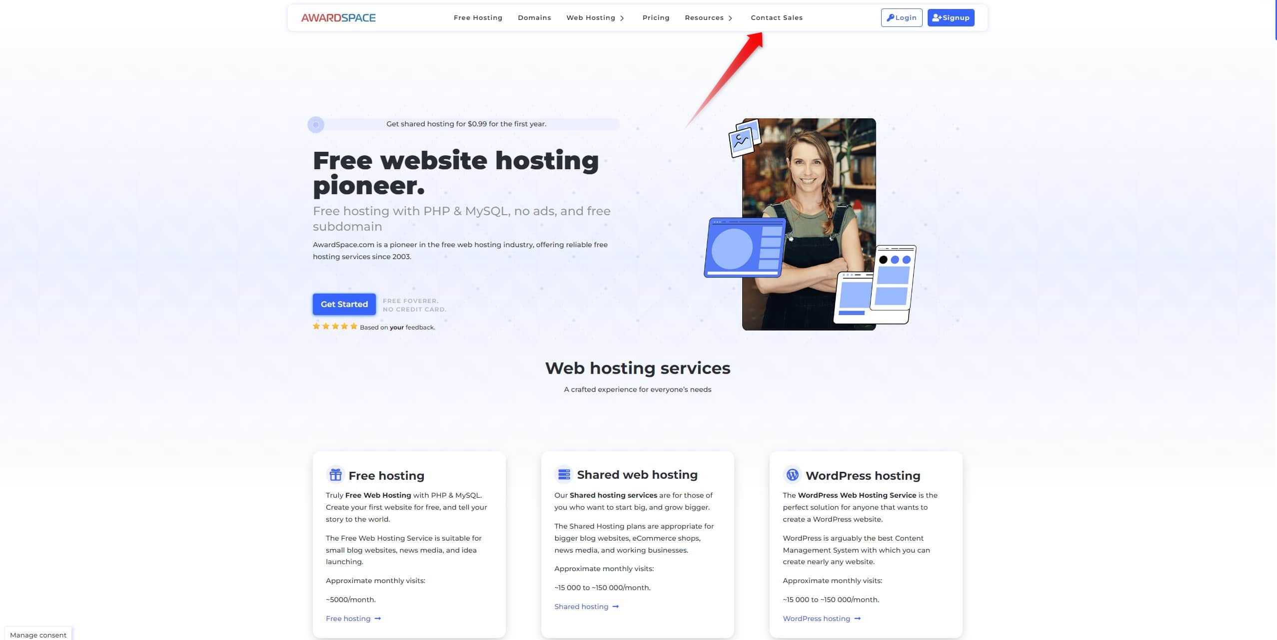 How to Contact the Sales Team - AwardSpace.com