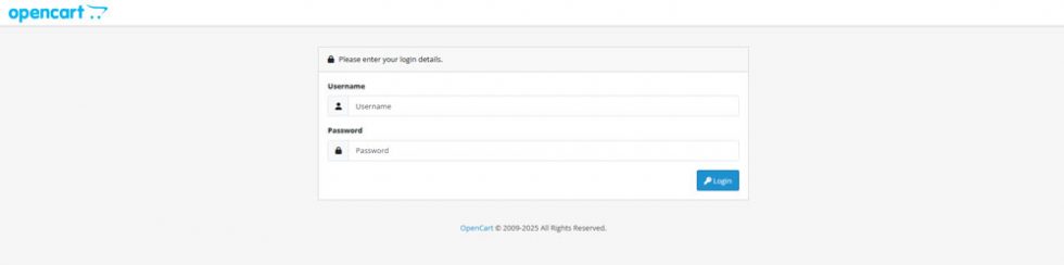 How to Log in to OpenCart - AwardSpace.com