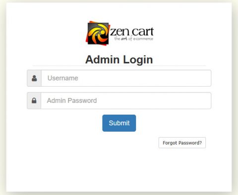 How to Log in to Zen Cart - AwardSpace.com