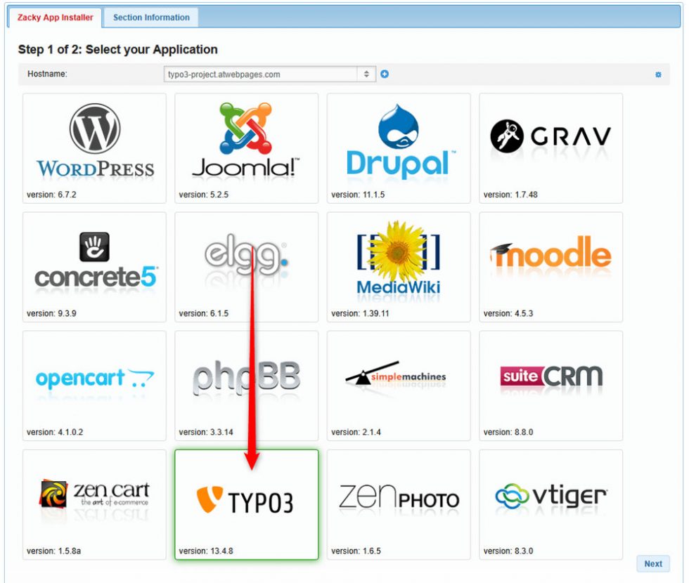 How to Install TYPO3 - AwardSpace.com